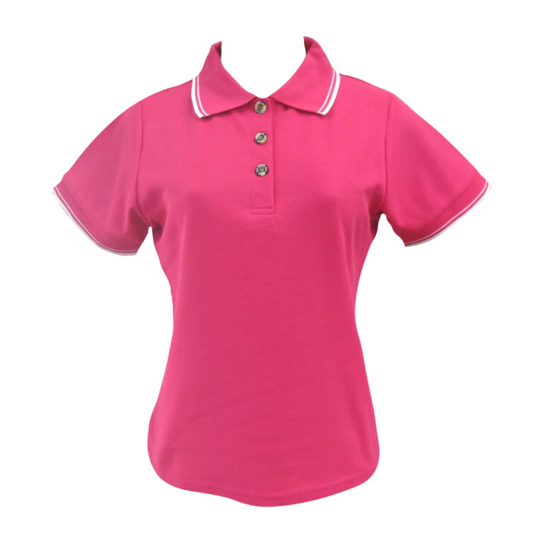 Ladies Waffle Stripe Dri Fit Polos - Miguel Moses