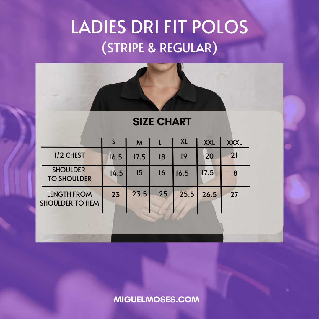 Size Charts - Miguel Moses