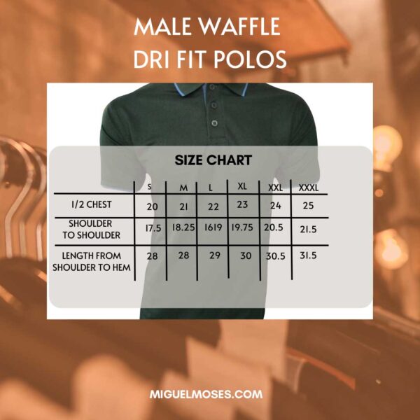 Size Charts - Miguel Moses