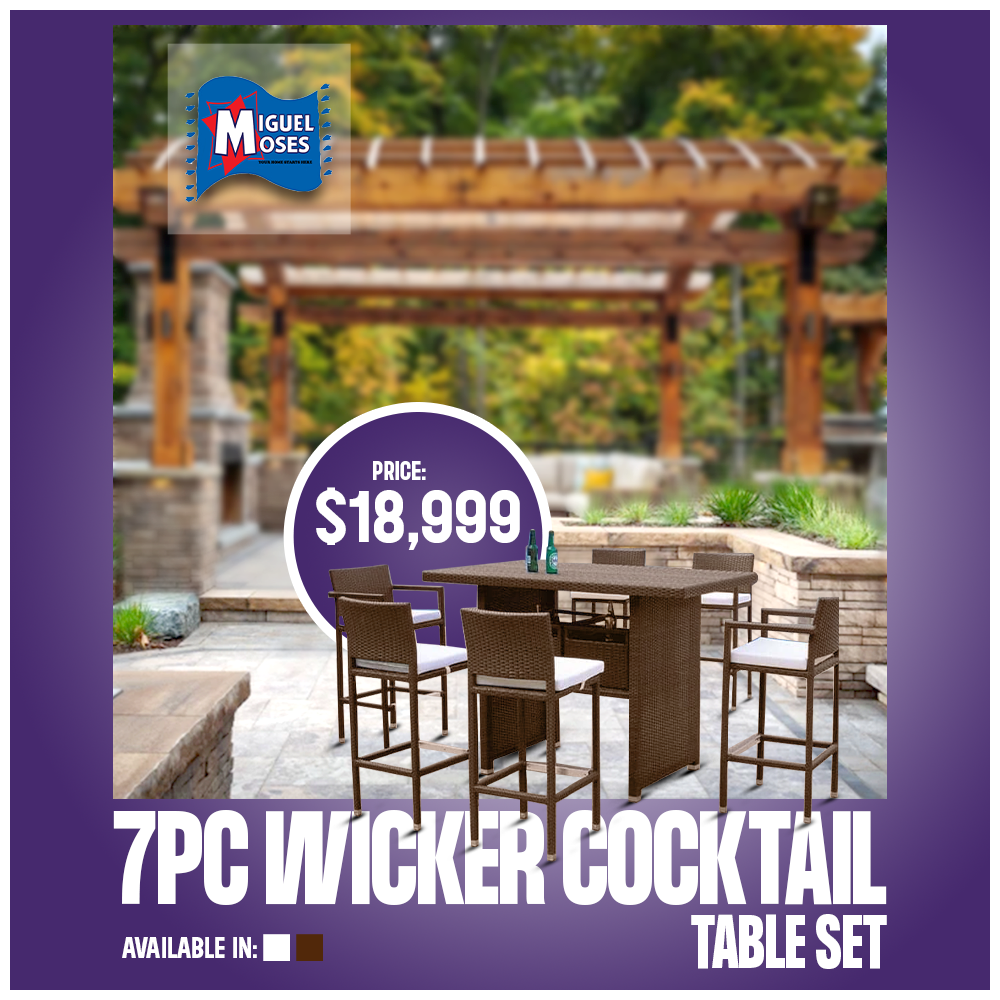 7 Piece Cocktail Table Set - Miguel Moses